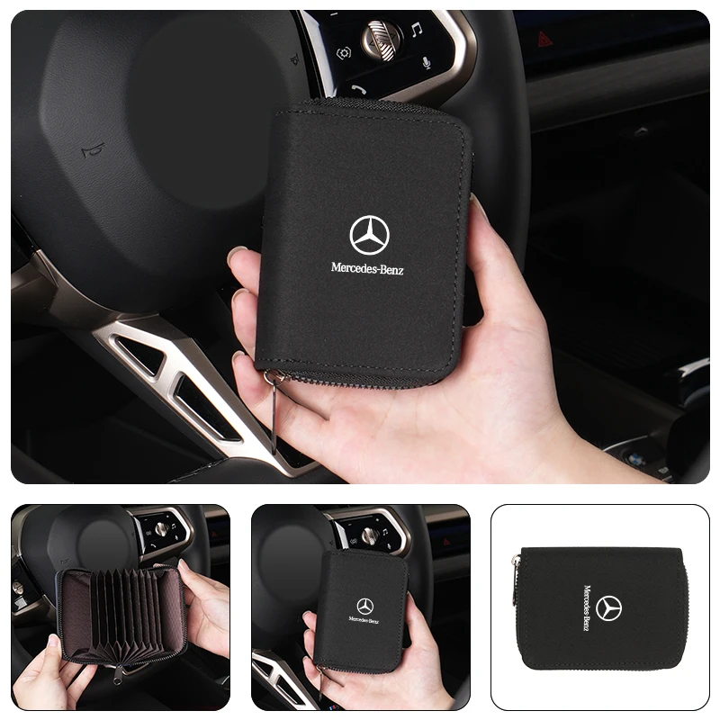 Car-Driving-License-Bank-Credit-Card-Storage-Wallet-Bag-For-Mercedes ...