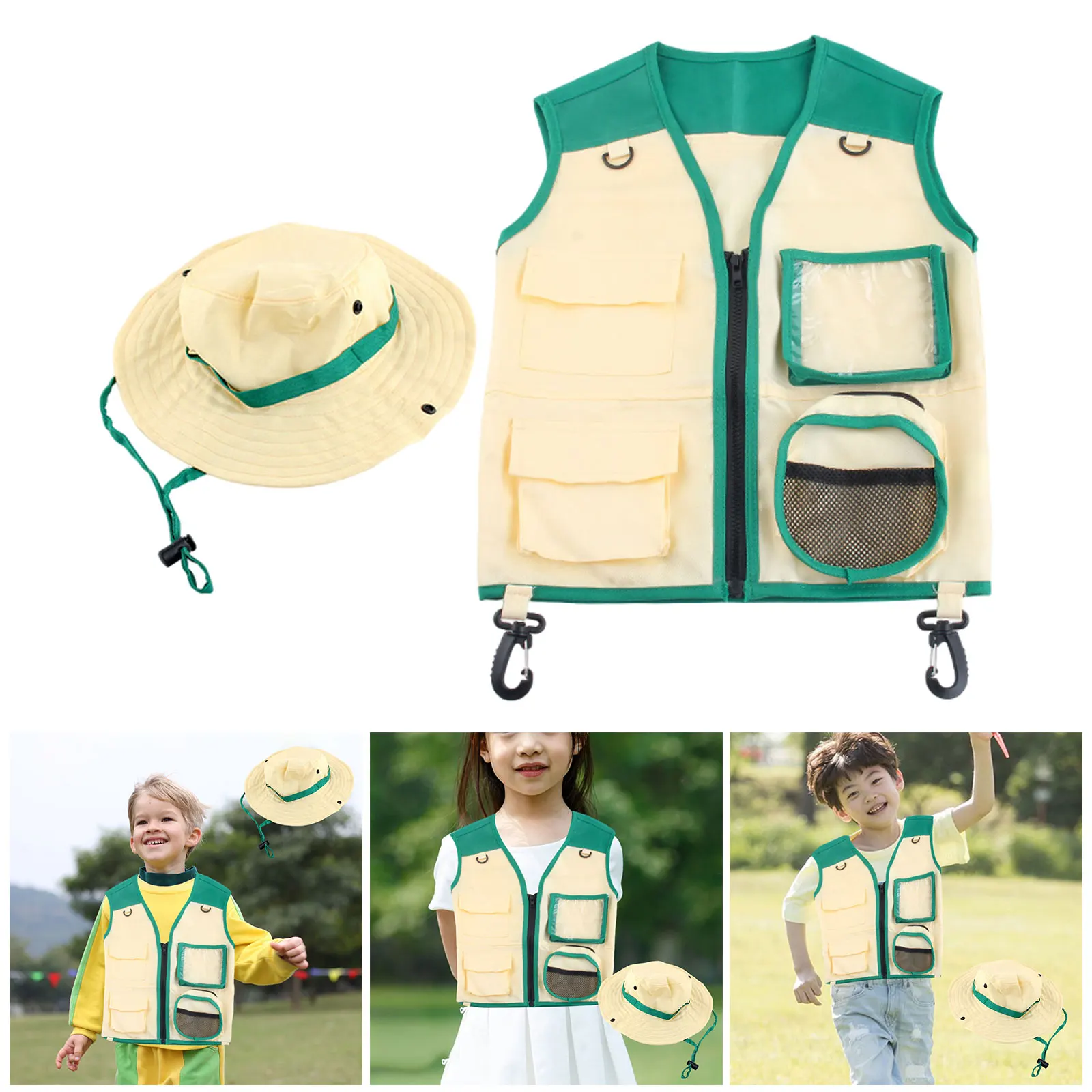 Kit-traje-explorador-infantil-conjunto-de-aventuras-ao-ar-livre-inclui ...