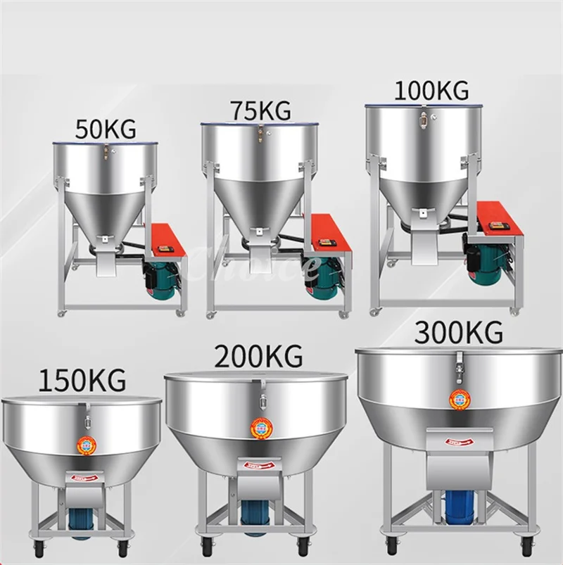Stainless-Steel-Poultry-Feeding-Mixer-Processing-Grain-Grinder-Machine ...