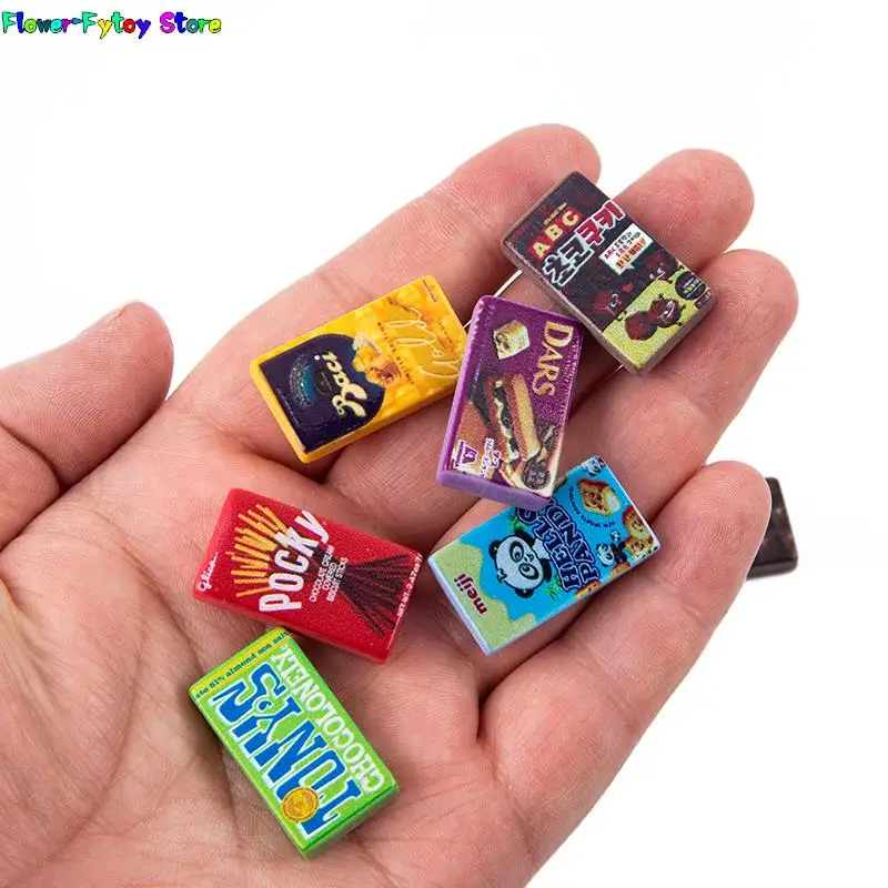 5pcs-set-1-6-Scale-Mini-Play-Food-Miniature-Dollhouse-Chocolate-Snacks ...