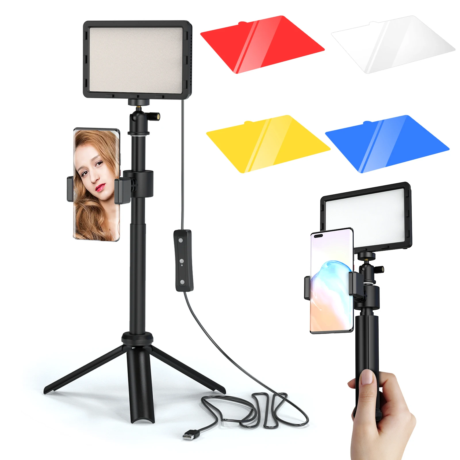 LED-Photo-Studio-Video-Light-Panel-Lighting-Photography-Lamp-Kit-With ...