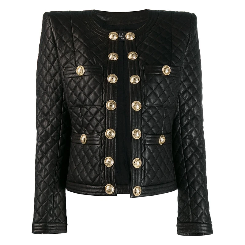 100% Genuine Leather Jacket Women Real Sheepskin Jackets Female Autumn ...