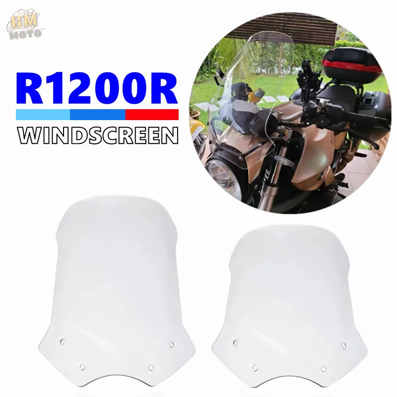 For BMW R1200R R1200 1200 R 2006 - 2014 Motorcycle Windshield ...