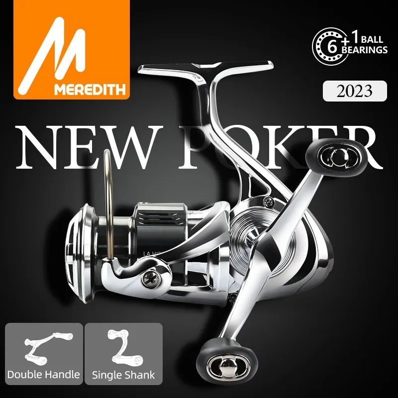 MEREDITH-PK-Series-Spinning-Reel-Double-Handle-Ratio-6-2-1-Brake-Force ...
