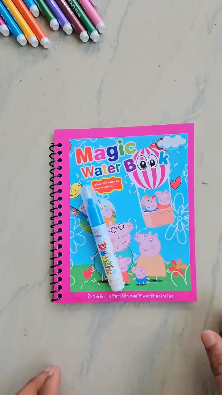 Reusable Water Coloring Books Magic Watercolor Art Kits Magic Color ...
