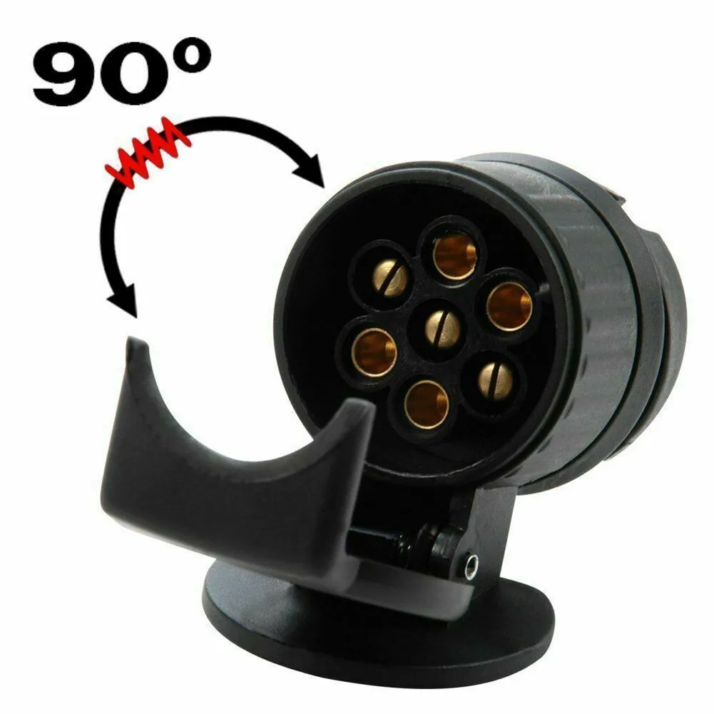 12V 13 To 7 Pin Trailer Socket Adapter Waterproof Truck Caravan Towing ...