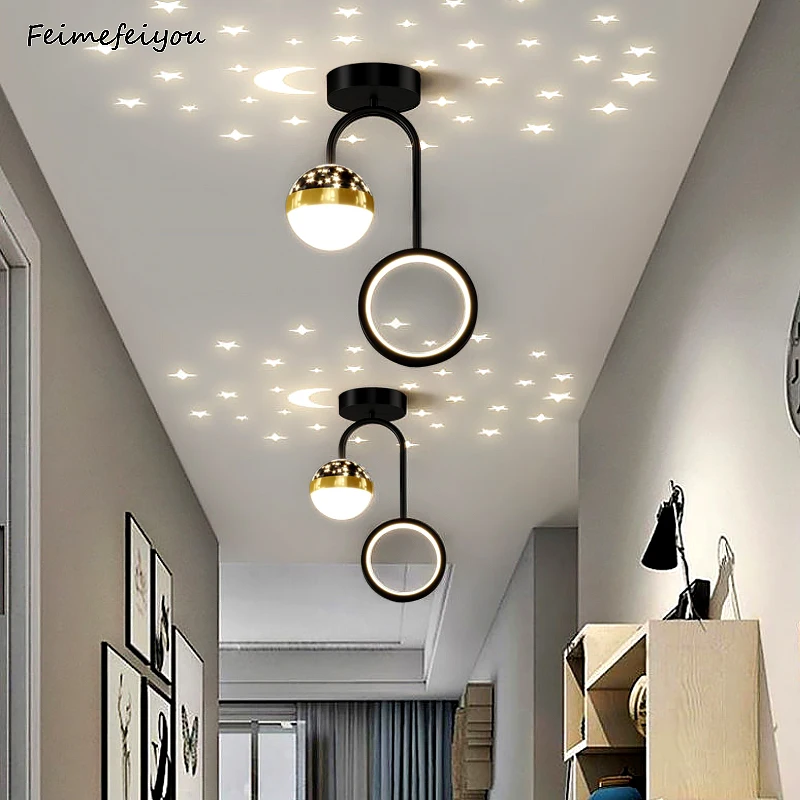 Nordic Style LED Ceiling Lamps Dining Room Aisle Indoor Lighting Lamp ...