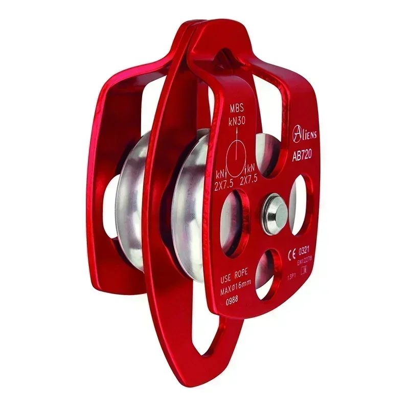 2024-Double-Pulley-for-Caving-Rock-Climbing-Rappelling-Rescue-Dragging ...
