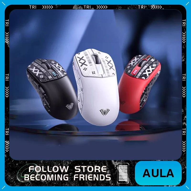 AULA-SC580-Gaming-Mouse-Tri-mode-Rechargeable-Ergonomic-Bluetooth-Mouse ...