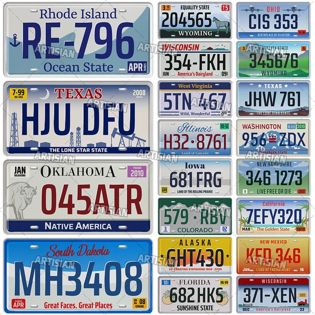 Rhode Island License Plates 2022