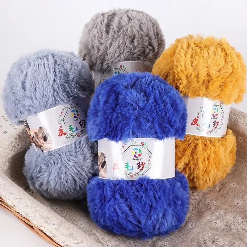 53-Colors-Imitation-Mink-Wool-Yarn-Faux-Fur-Yarn-Cashmere-Hand-Knitting ...