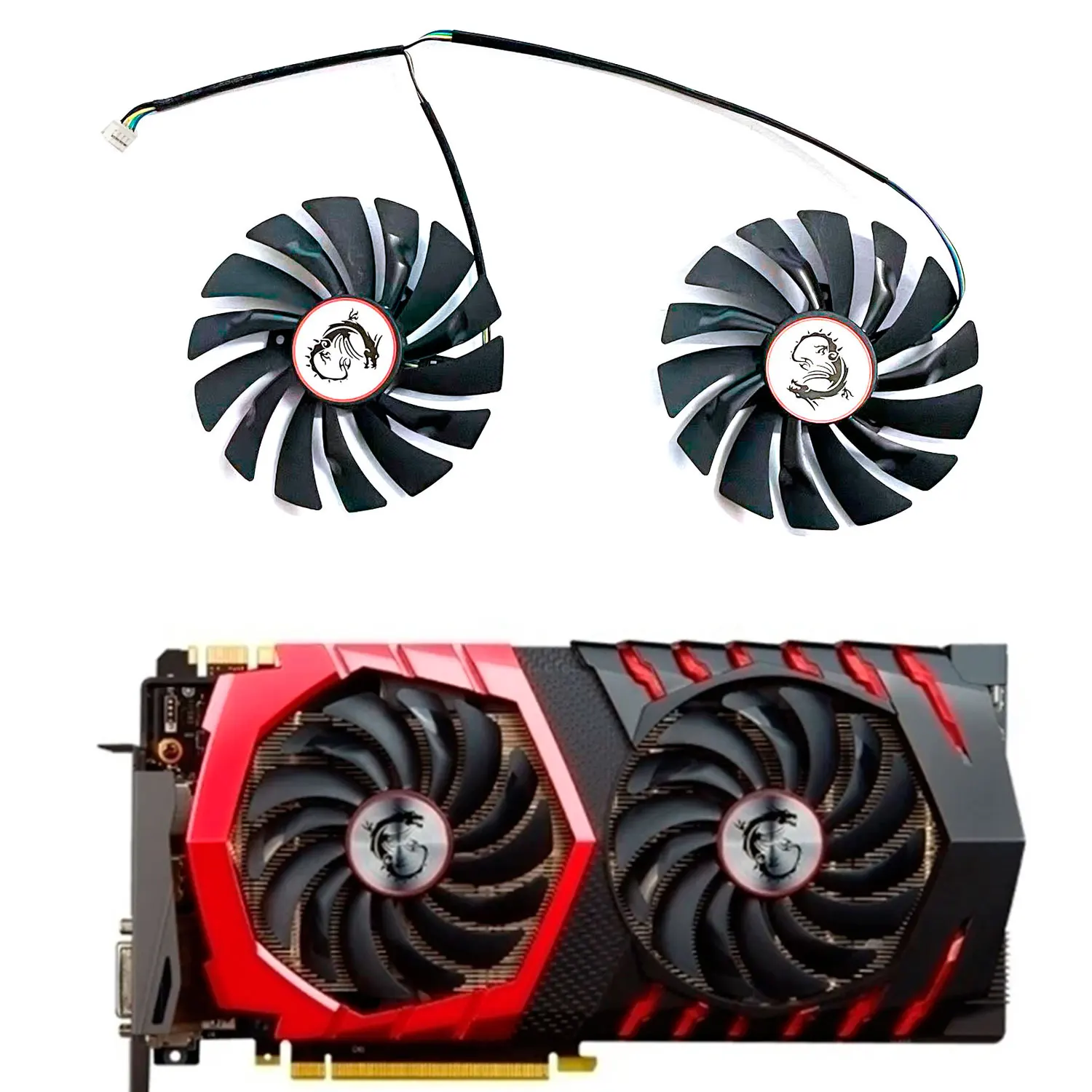 New-GPU-fan-4PIN-95MM-PLD10010S12HH-DC-12V-04A-suitable-for-MSI-GeForce ...