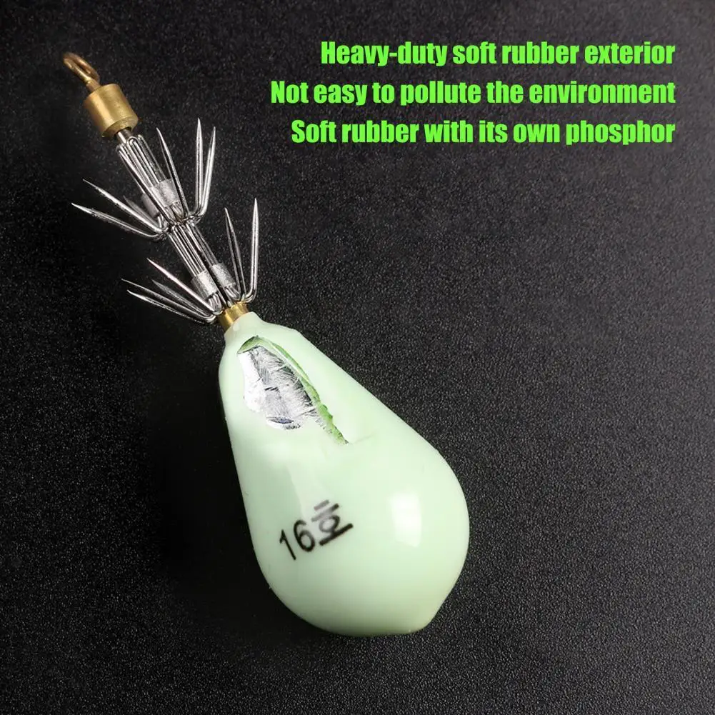 2Pcs/Box Squid Jig Metal Cuttlefish Sleeve 10 Claws Squid Jig Hook ...