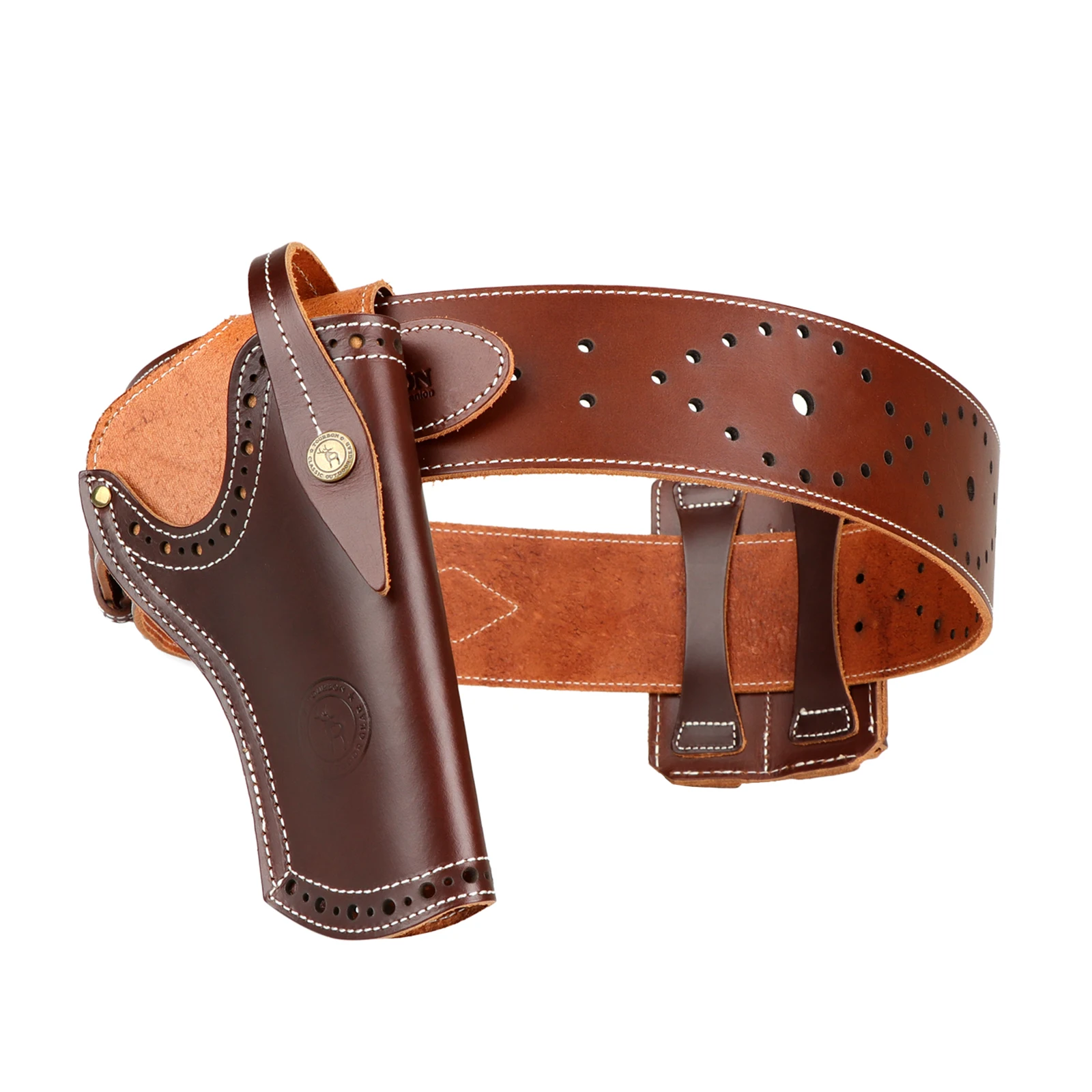 Tourbon Leather Handgun Belt Pouch Adjustable Pistol Holster Waist Bag ...