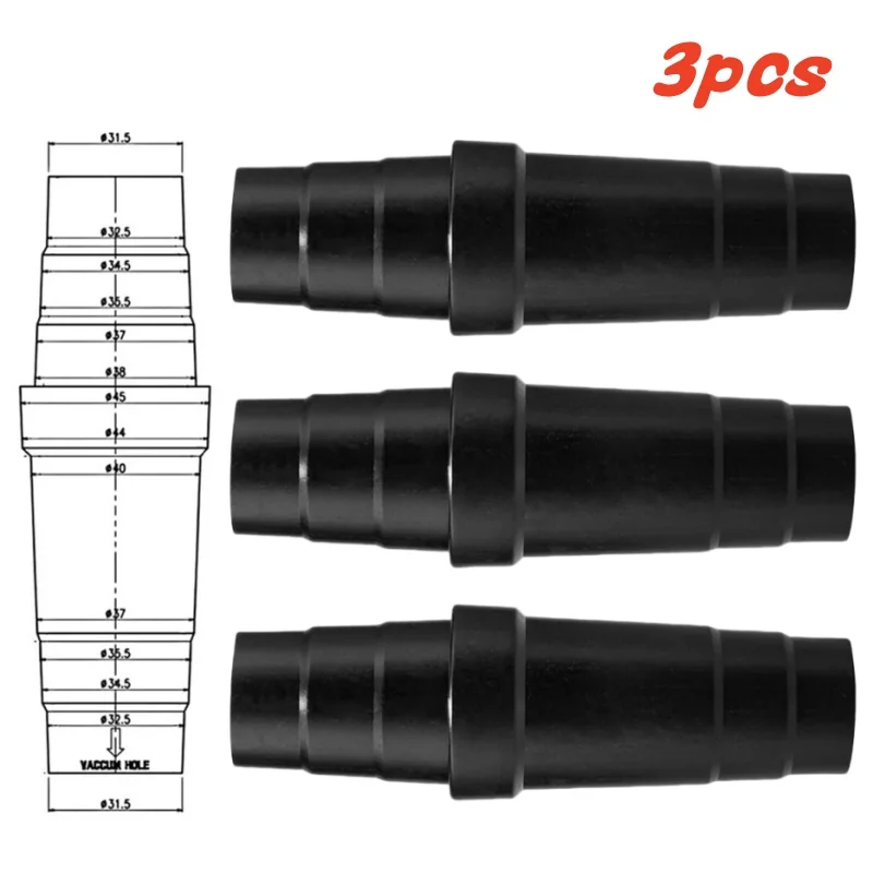 1/3pcs Vacuum Cleaner Attachment Adapters Universal 31.5mm Hose Reducer ...