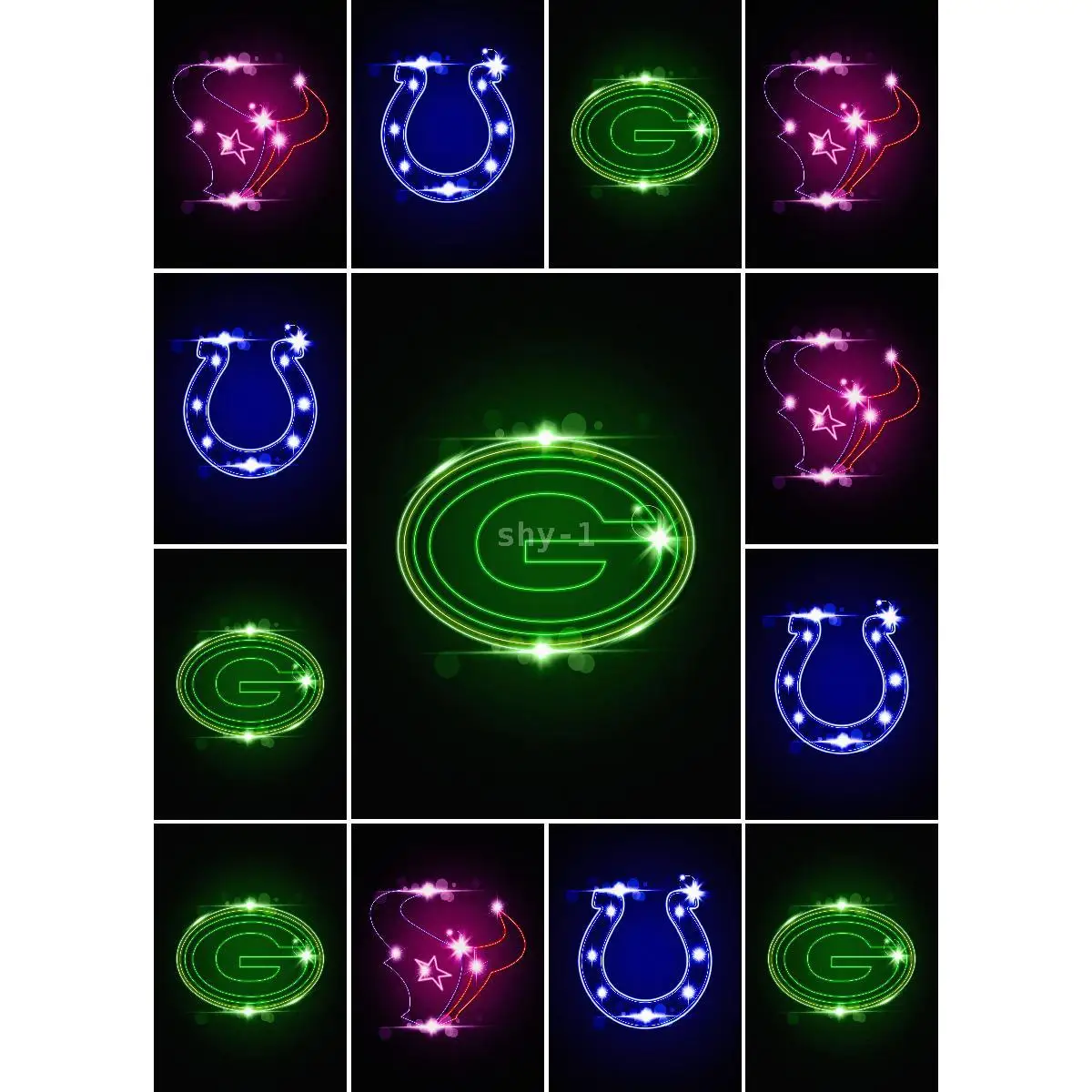 Green-Bay-Packers-Neon-Sign-Wall-Art-Vibrant-LED-Poster-for-Sports-Fans ...