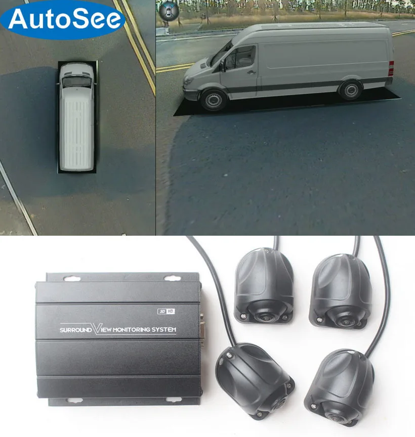 모터 홈 밴 360 도 카메라, 파노라마 뷰 버드아이 서라운드 대시 캠, AVM 주차 후진 지원| | - AliExpress