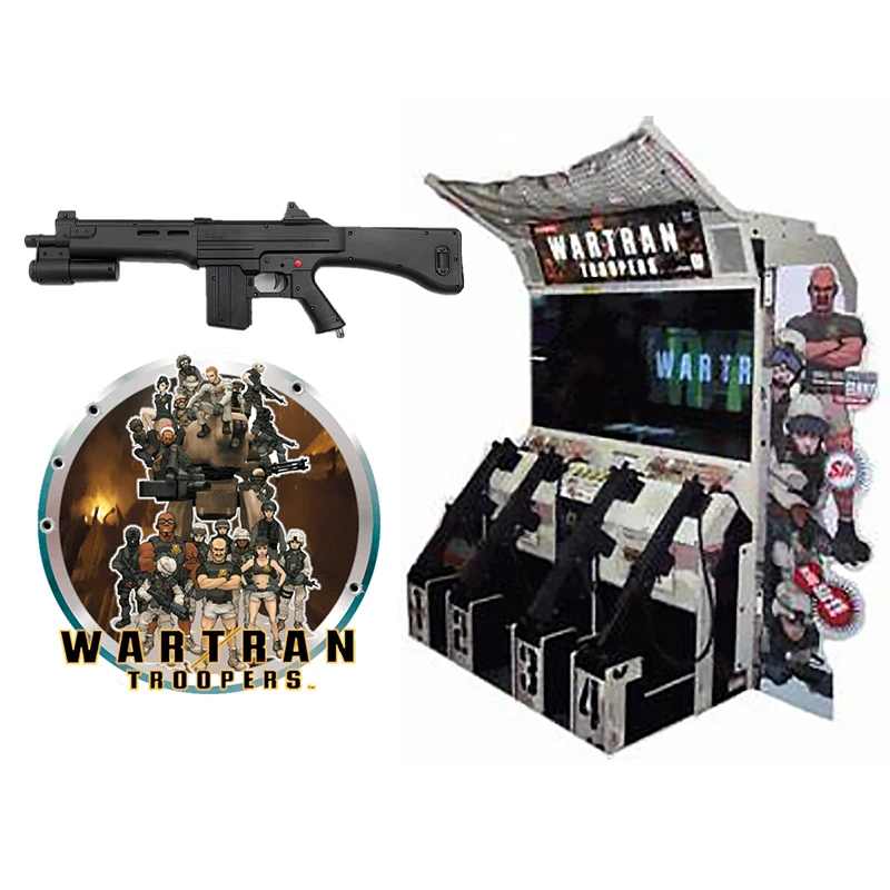 USB Light Gun Konami Wartran Troopers Arcade Game Gun Assembly Shooting ...