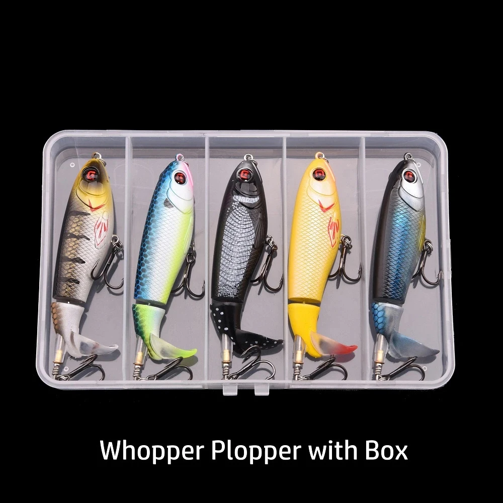 Fishing Lures Whopper Plopper 10.5cm/17g with Floating Rotating Tail ...
