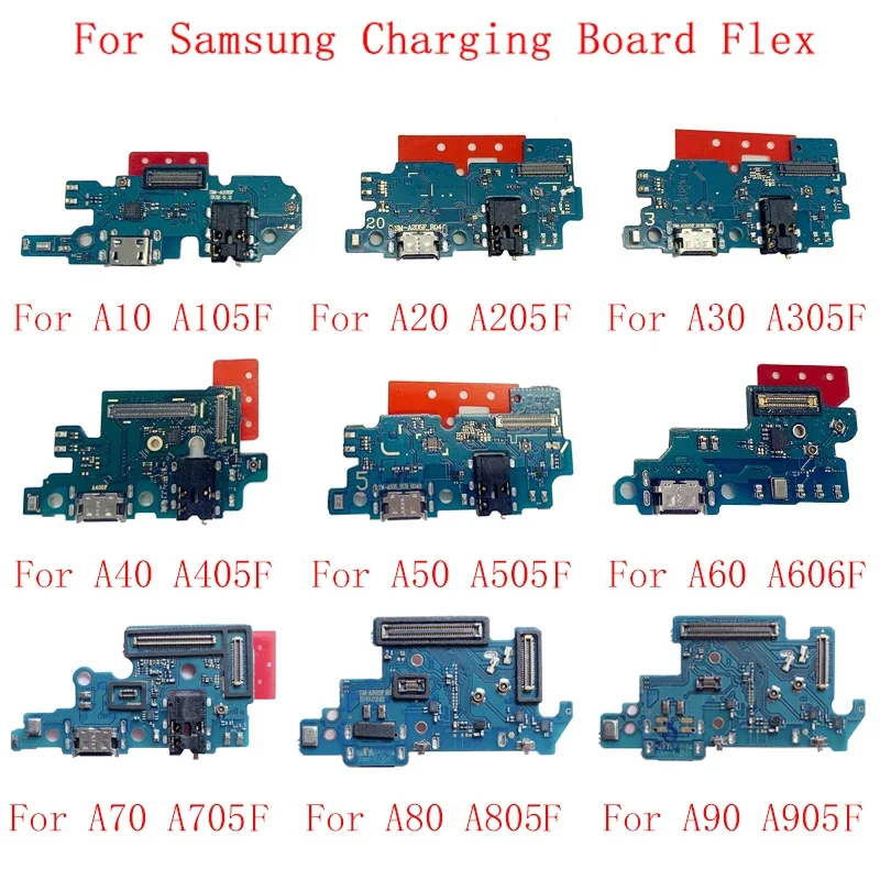 USB-Charging-Dock-Port-Connector-Board-Parts-Flex-Cable-For-Samsung-A10 ...