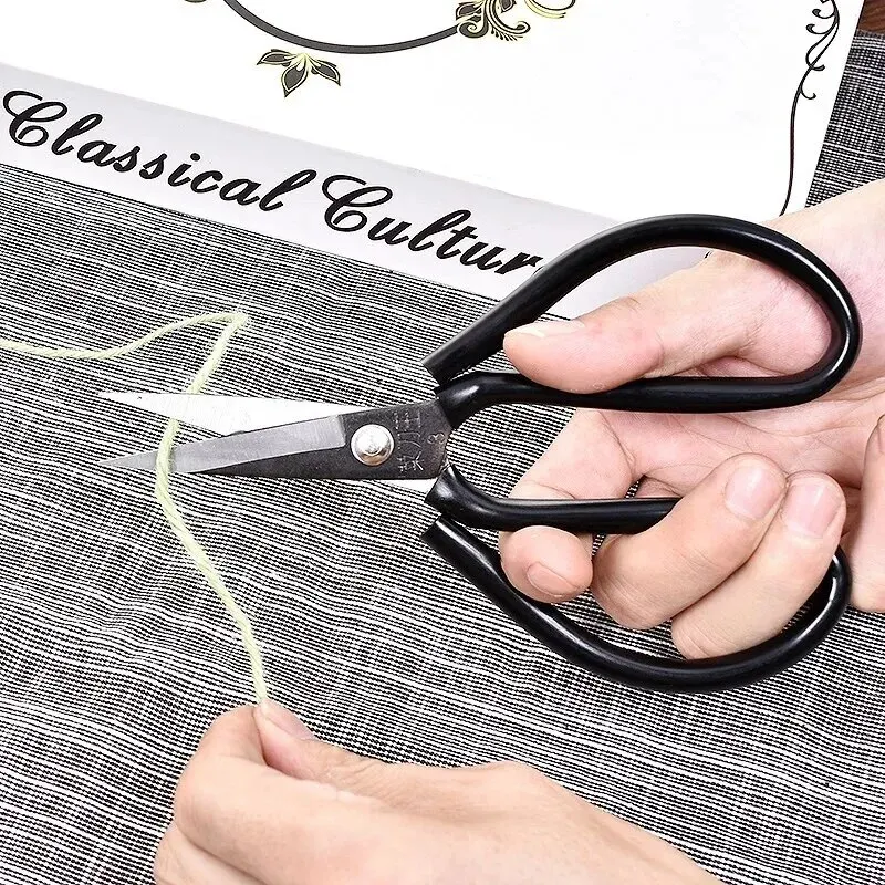 Stainless-Steel-Large-Scissors-Home-Use-Clothing-Tailoring-Kitchen ...