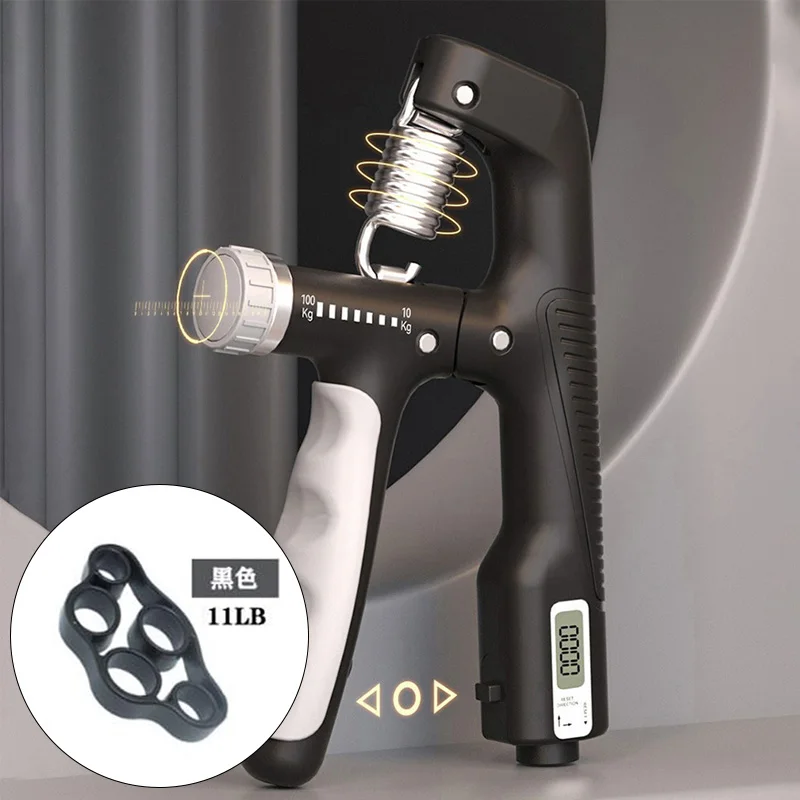 Smart-Counting-Hand-Grip-10-100KG-Adjustment-Exercise-Power ...