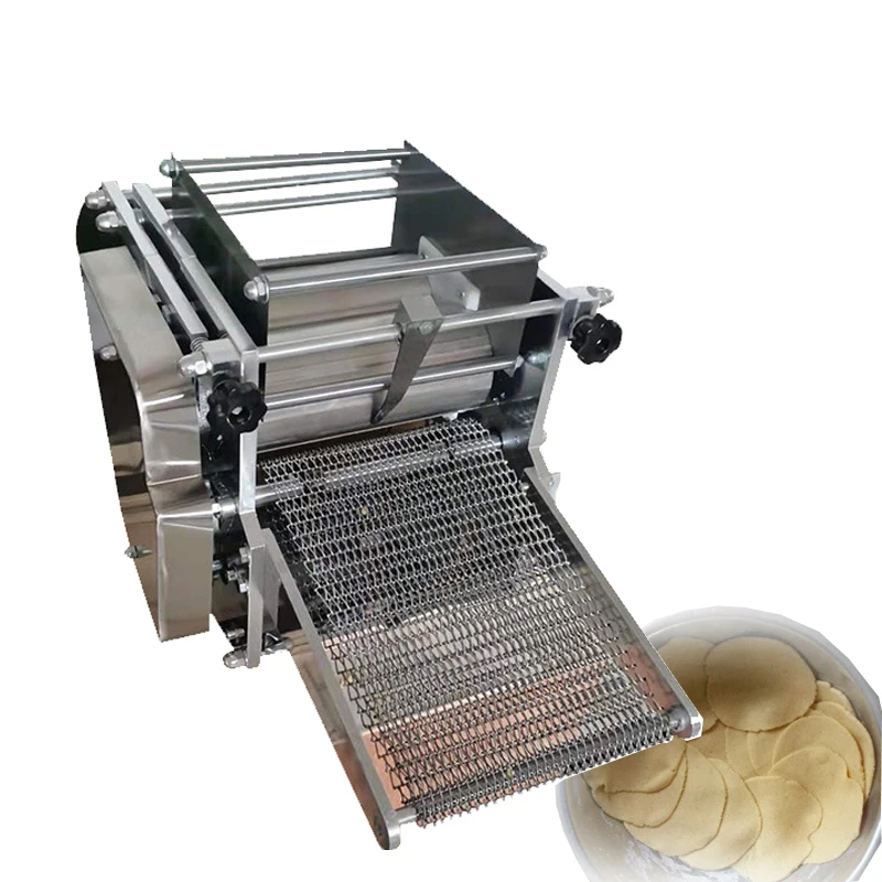 Electric-Automatic-Round-Wrapper-Flour-Making-Machine-Commercial-Corn ...