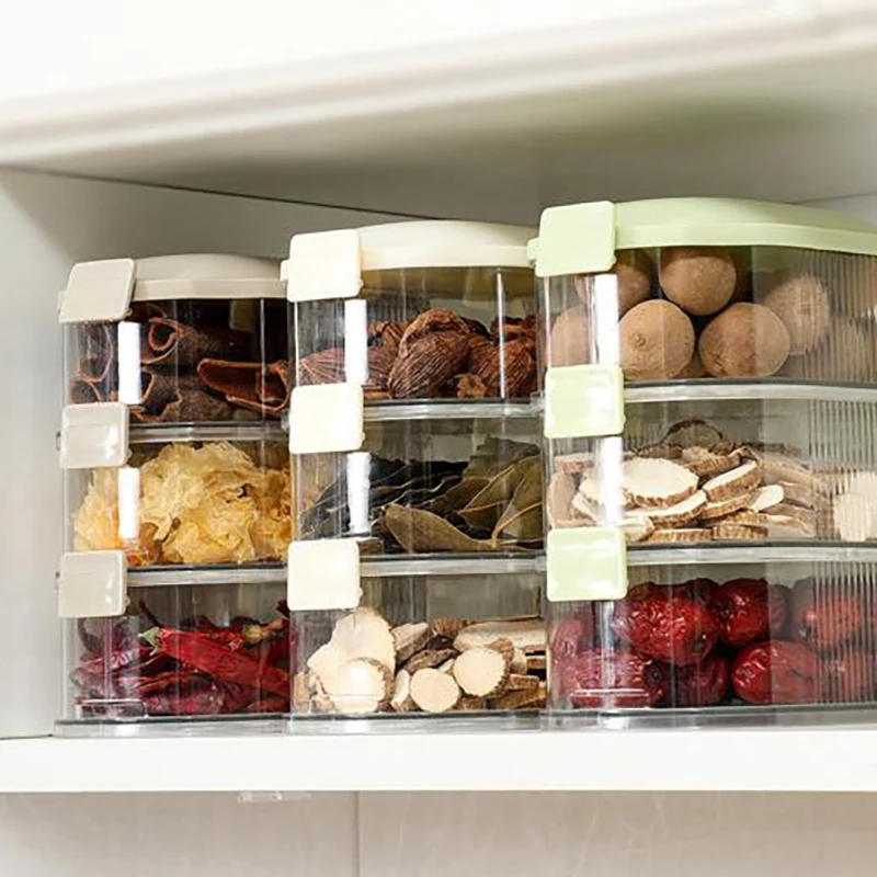 Kitchen-Spice-Storage-Box-Onion-Ginger-Garlic-Fresh-keeping-Box-Multi ...