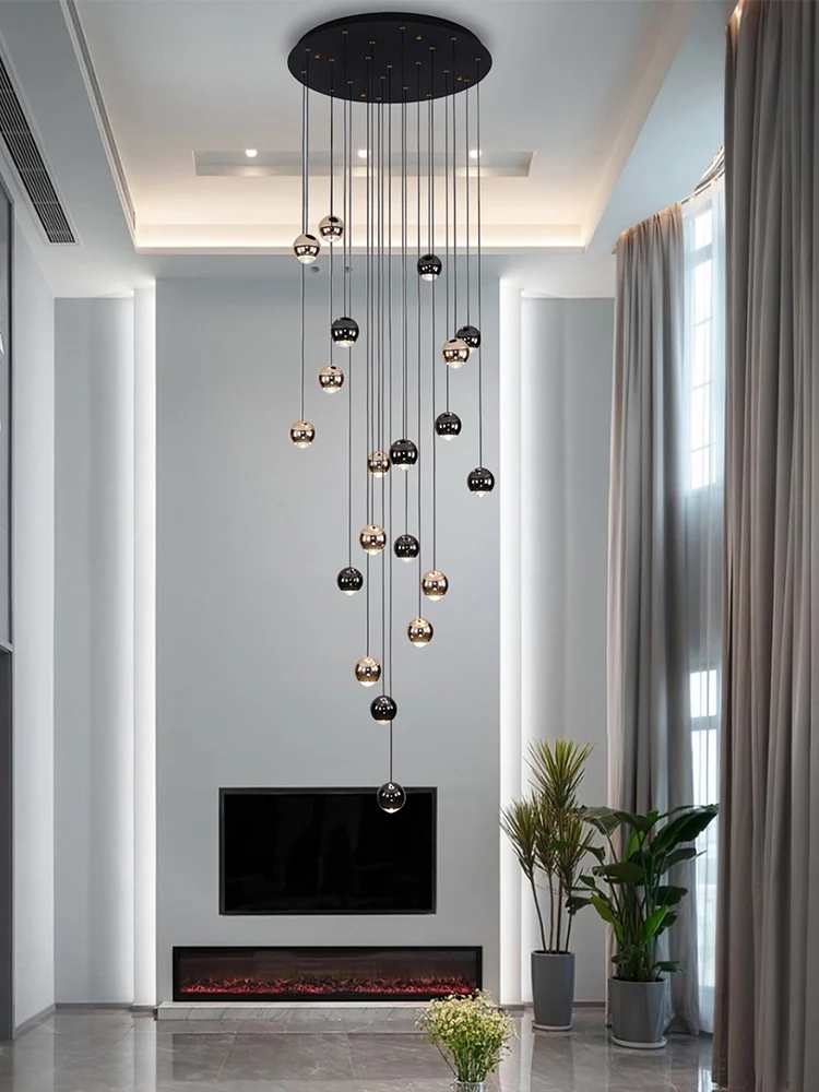 Pendent-Lamp-Stairs-Chandelier-lighting-Living-room-Modern-Pendant ...
