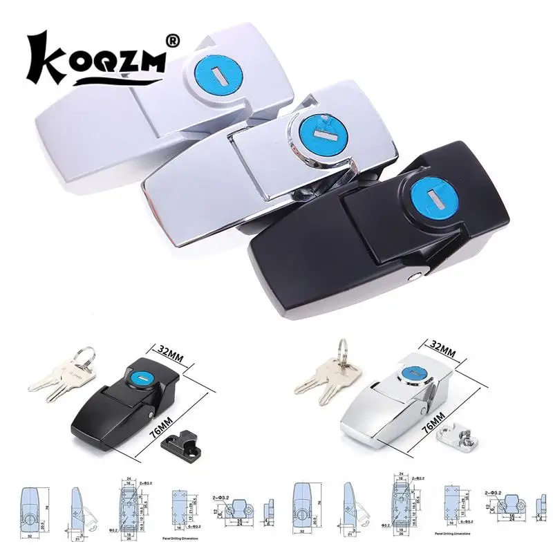 Dk604 Buckle Lock Stainless Steel Cabinet Latch Drawer Security Toggle ...