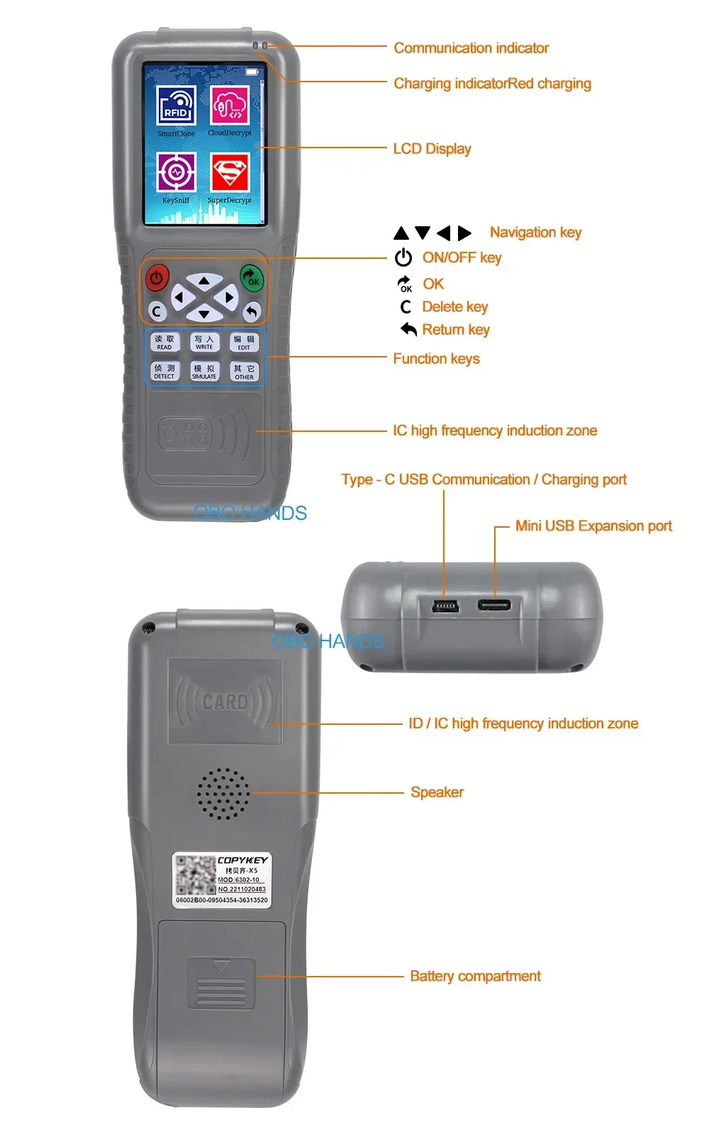 LEEDOAR iCopy KEY X5 Wi-Fi RFID Копировальный аппарат | AliExpress