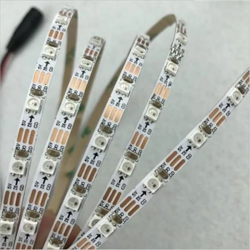 DC5V-Addressable-SK6812-MINI-Narrow-PCB-4mm-3535-5mm-5050-RGB-Flexible ...