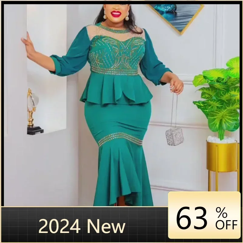 African-Wedding-Party-Clothes-for-Women-Spring-African-Women-Long ...