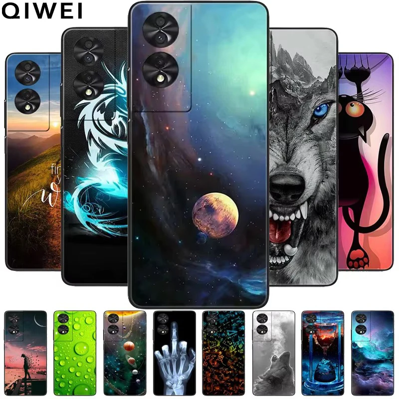 Phone-Cover-for-TCL-40-NxtPaper-4G-Case-Black-TPU-Bumpers-Silicone ...
