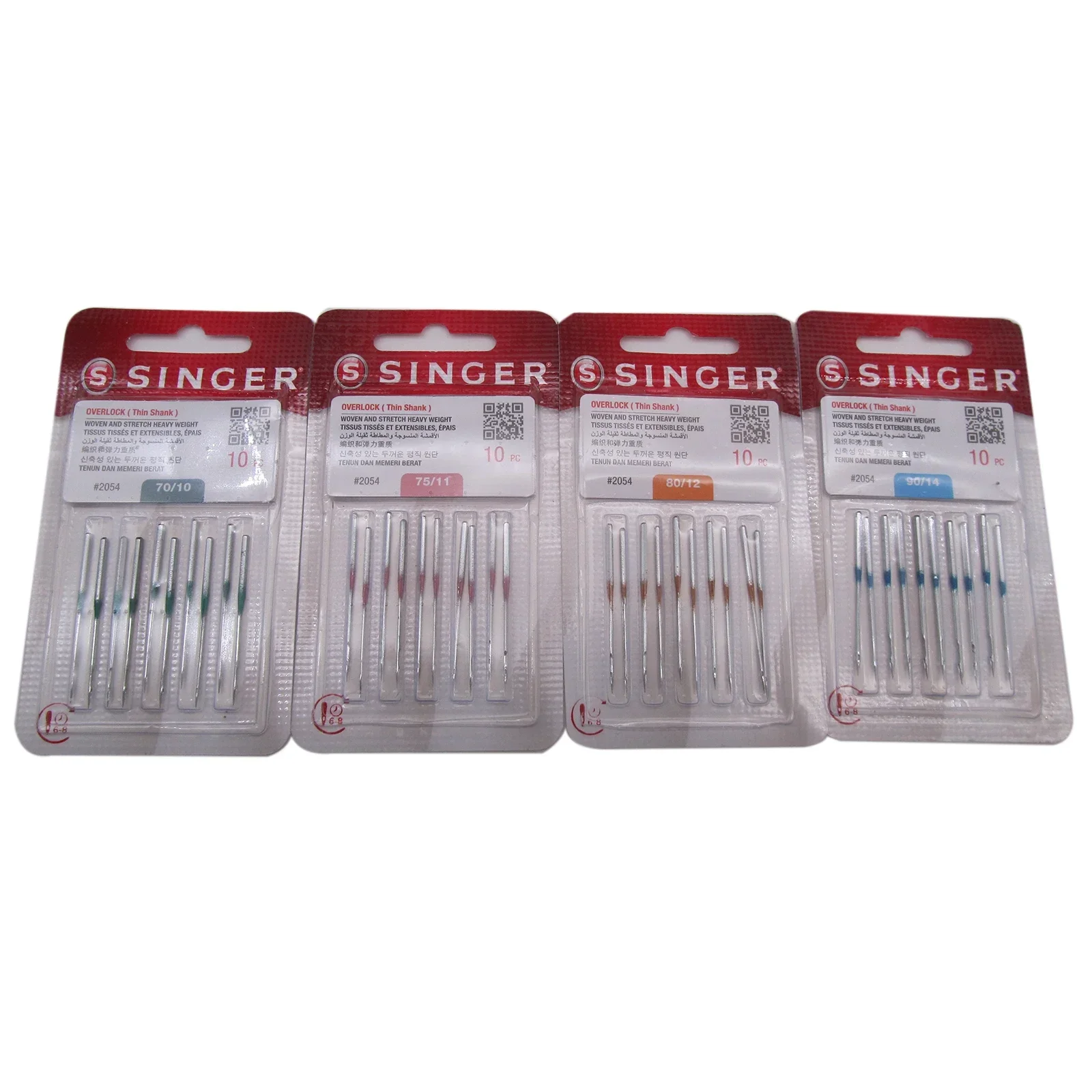 Agujas Overlock # 2054 PARA Singer 14U12, 14U13, 14U13A, 14U23, 14U234 ...
