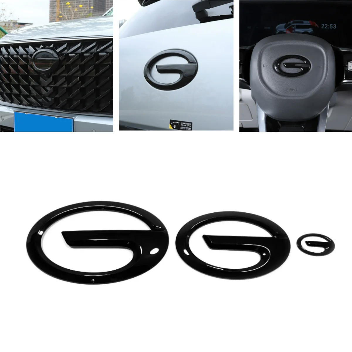For Trumpchi GAC GS8 2022 2023 Car Accessory Car Logo Frame Decoration ...