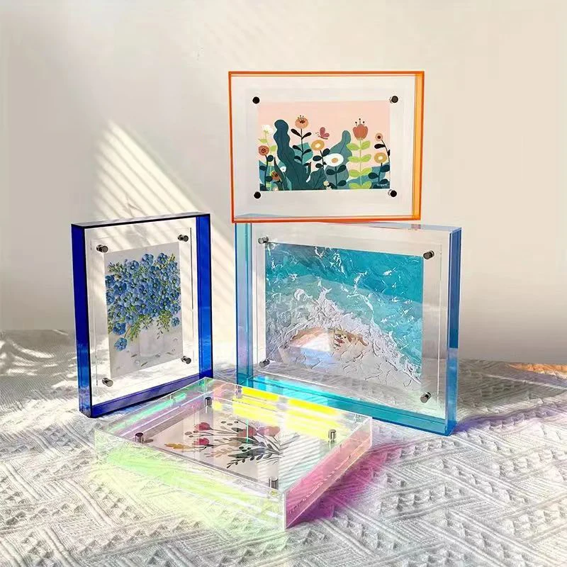 Translucent-Acrylic-Hollow-Photo-Frame-Ambient-Pendulum-Wall-Decoration ...