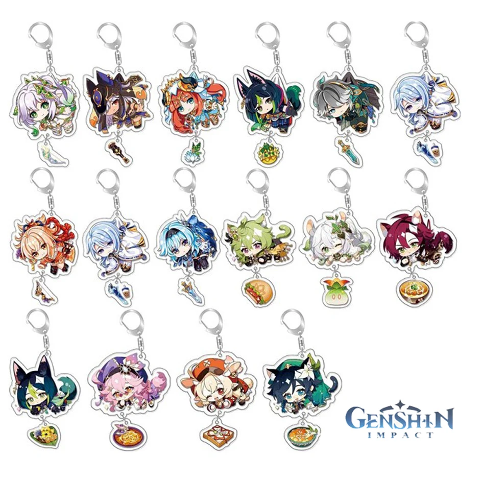 Game Anime Genshin Impact Sumeru Acrylic Keychain Tighnari Dori Nahida ...