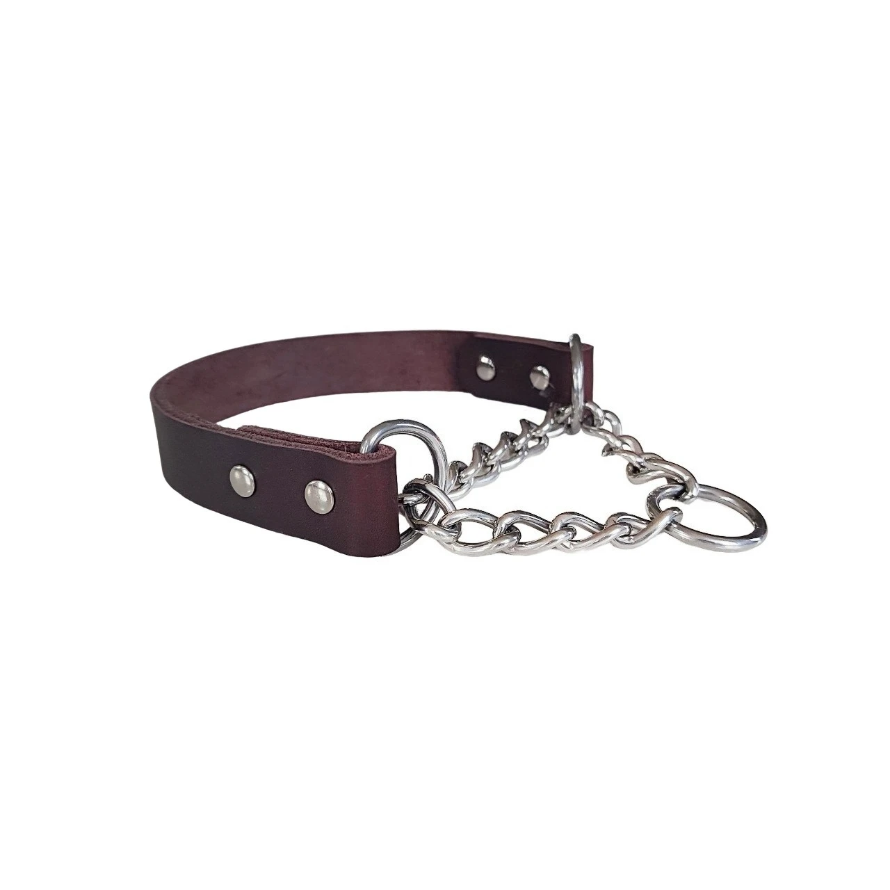 Stainless steel leather pet dog collar argon arc welded seamless steel ...