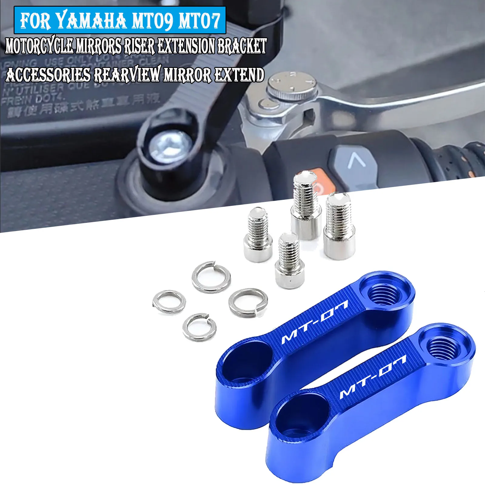 For MT09 MT07 MT 07 09 03 10 15 MT10 MT03 MT15 Universal 10MM ...