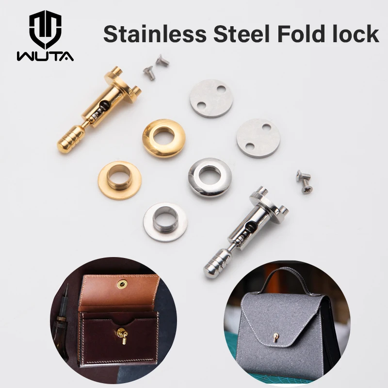 WUTA-Stainless-Steel-DIY-Bag-Fold-Lock-Handbag-Turn-Twist-Lock-Buckle ...
