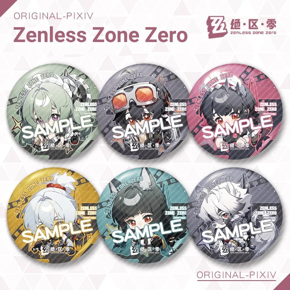 New-Zenless-Zone-Zero-Laser-Brooch-Ellen-Joe-Nicole-Hoshimi-Miyabi ...