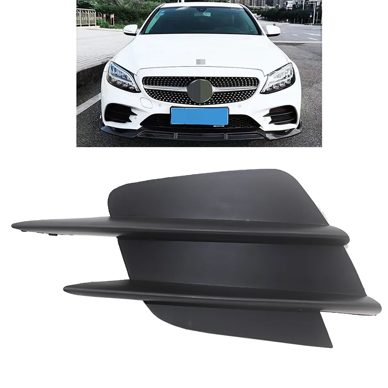 Front-Bumper-Fog-Light-Foglamp-Chrome-Grill-Grille-Trim-Panel-For ...