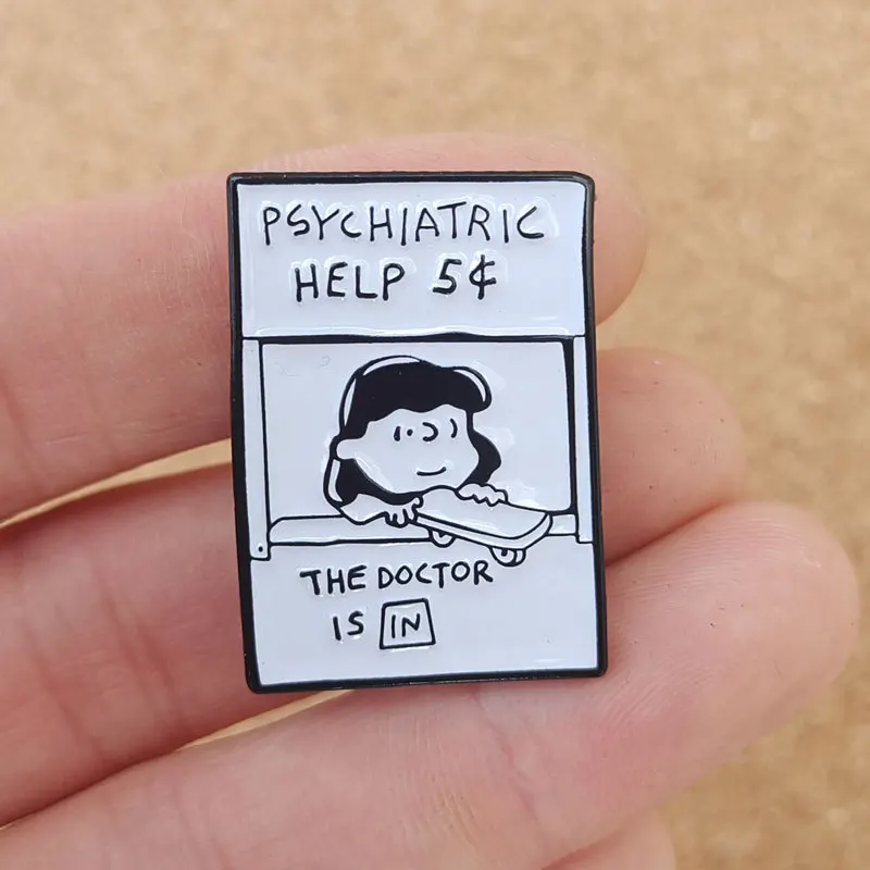 Peanuts-Enamel-Pin-Psychiatric-Help-5c-The-Doctor-Is-In-Brooch-Pin-For-Women-Badges-Pin.jpg