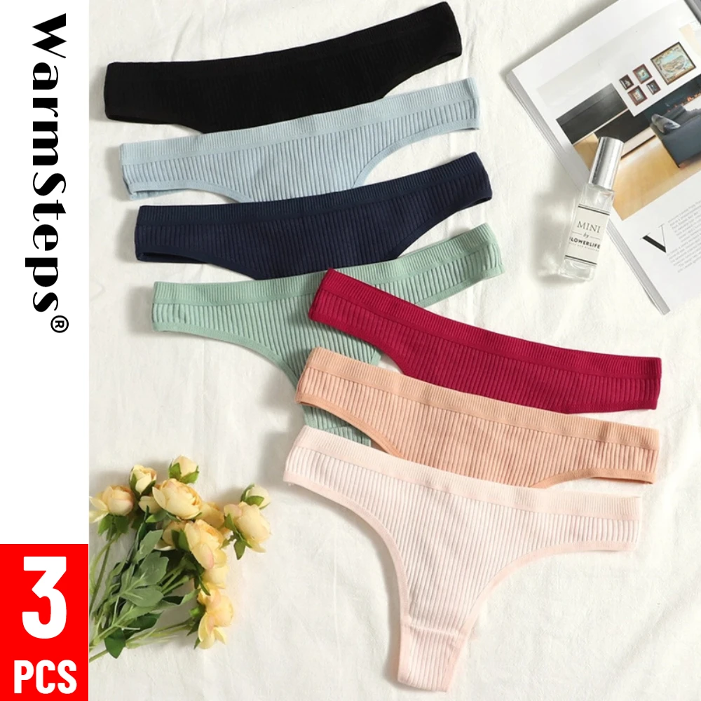 WarmSteps-bragas-de-algod-n-puro-para-mujer-lencer-a-Sexy-ntima-Tangas ...