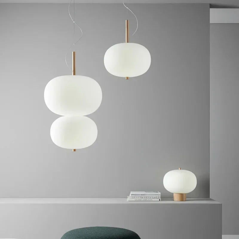 Grok Ilargi Pendant Lamp design nordic glass light for Living Dining ...