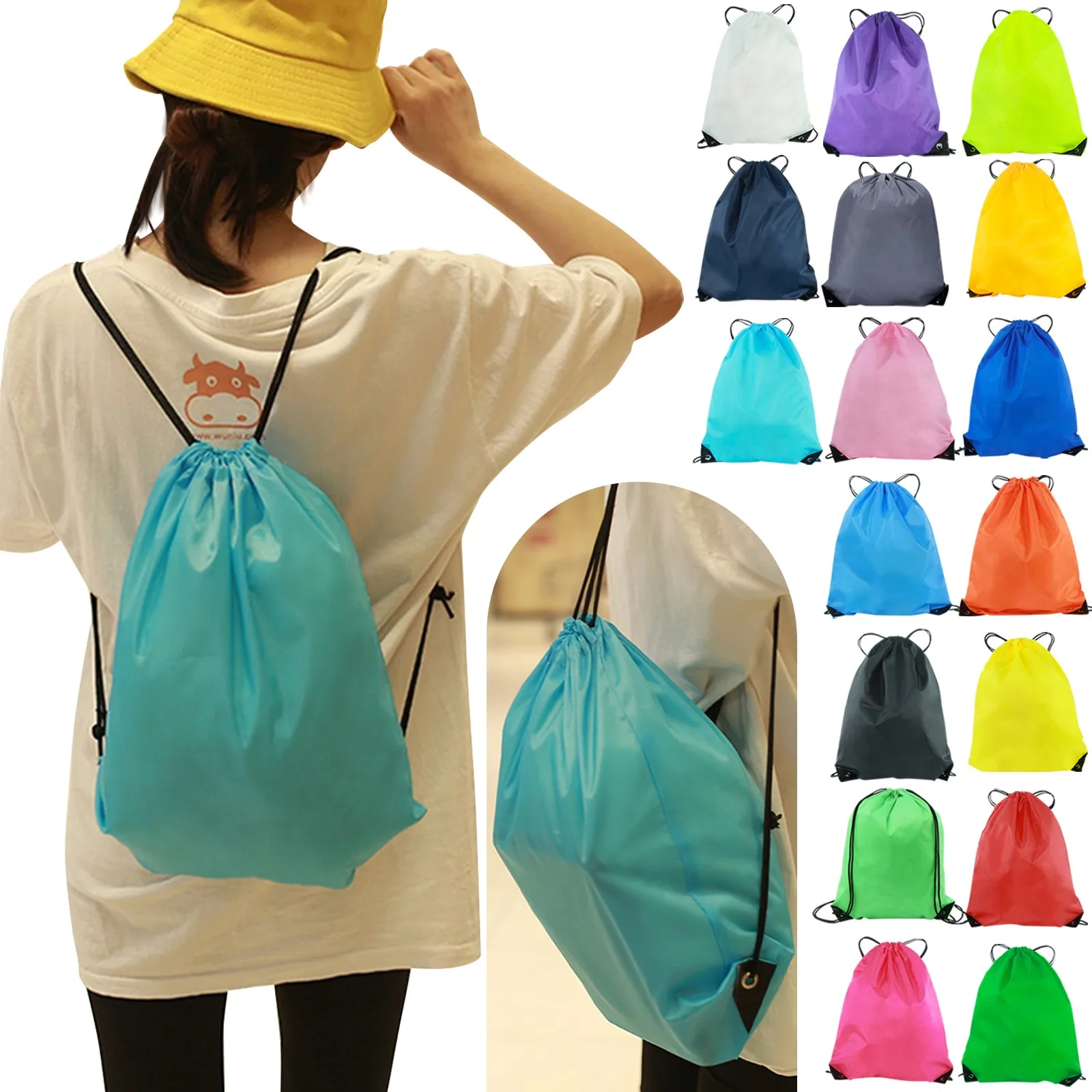 210d-Polyester-Drawstring-Bag-Sports-Shoulder-Drawstring-Backpack ...