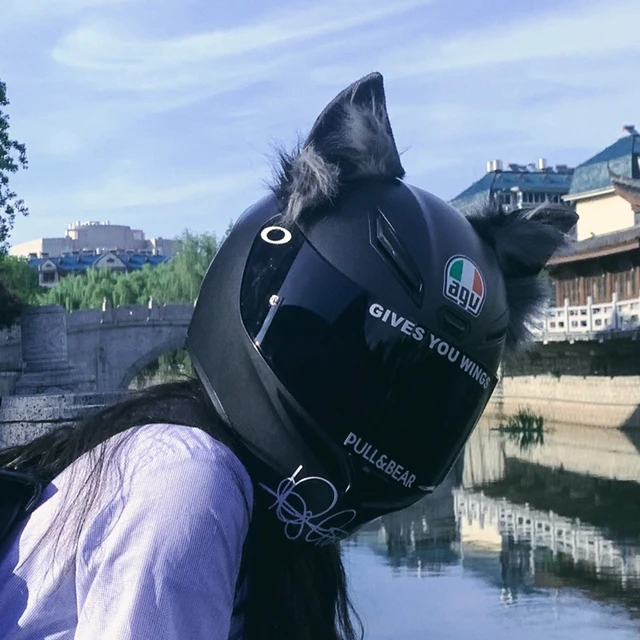 Winged Motorcycle Helmet
