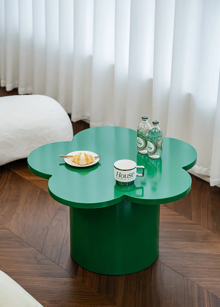 Nordic-cream-style-creative-flower-tea-living-room-shaped-tea-table ...