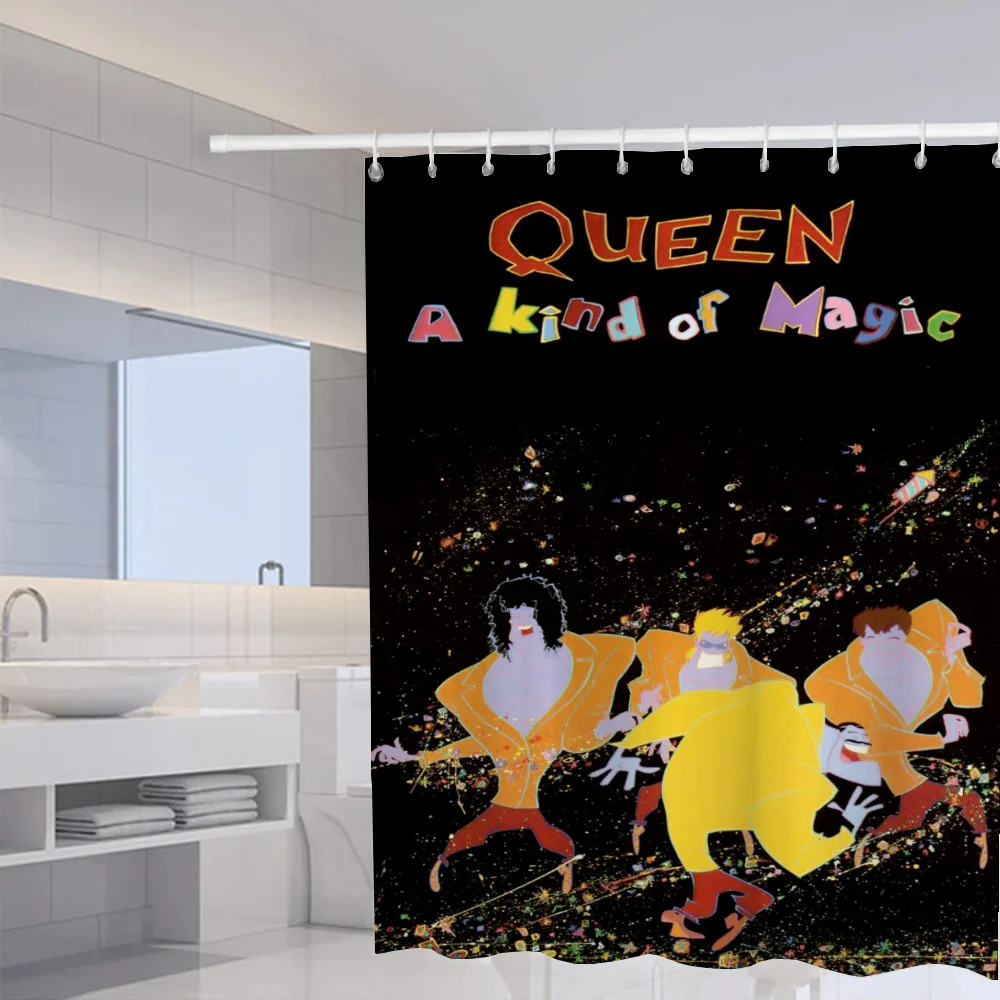 Shower-Curtains-for-Bathroom-Showers-Queen-Waterproof-Bath-Curtain-and ...